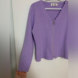 Sweaters | Cute Light Purple Cardigan Size M | Poshmark